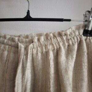 Simon Chang | Pants & Jumpsuits | Simon Chang Wide Leg Pullon Linen ...